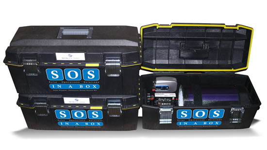 SOS in a Box portable solar electricity generator wipes away your power ...